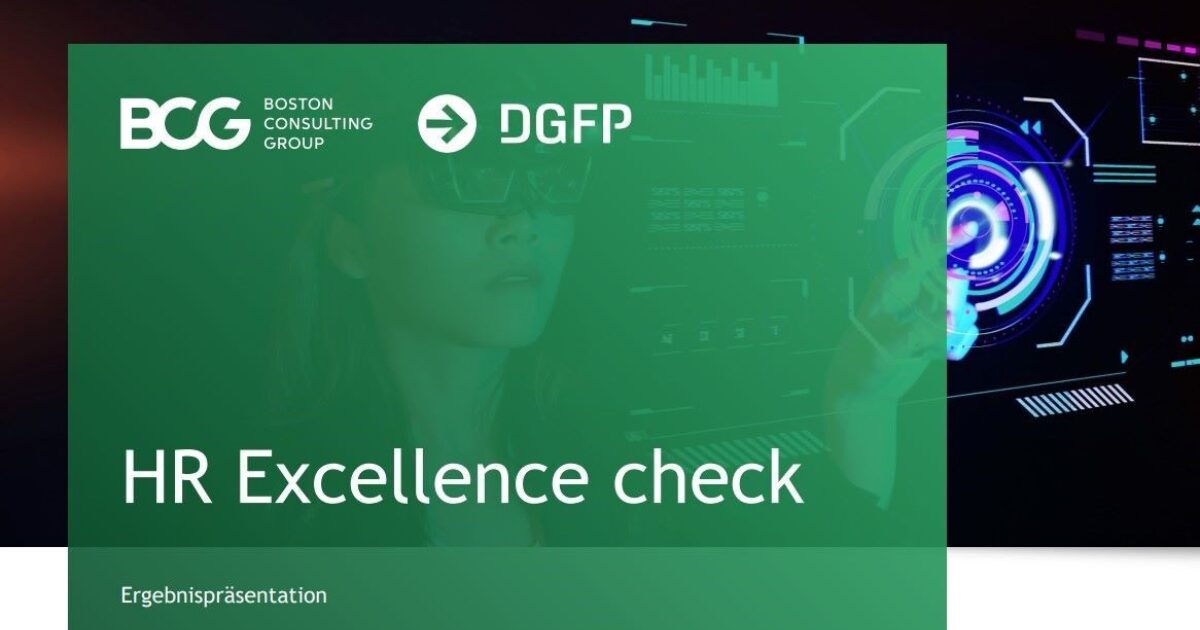 HR im Reifegrad-Test: Strukturell stark, strategisch ausbaufähig - DGFP
